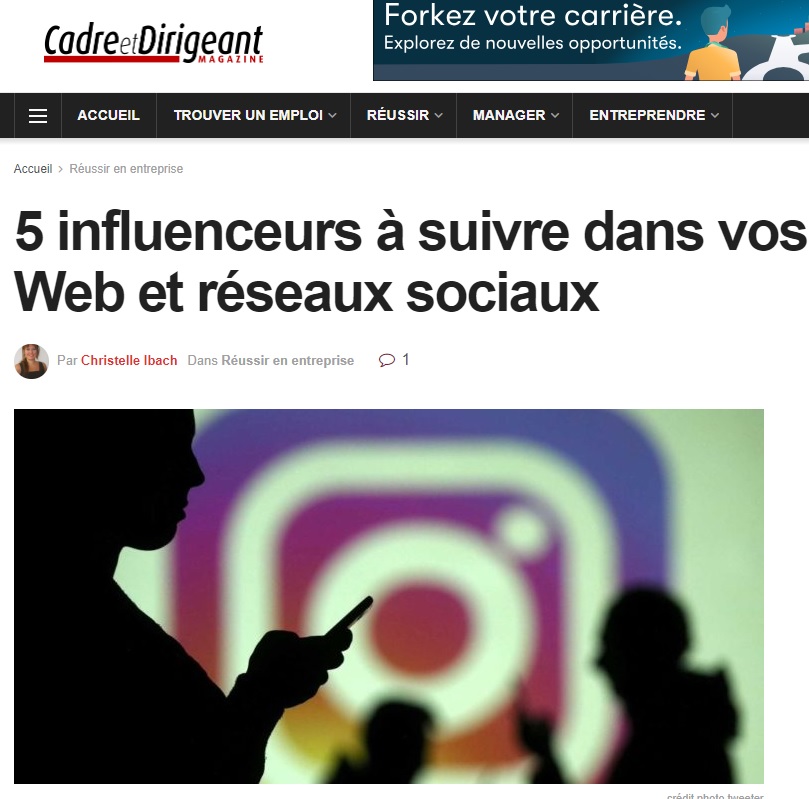 5 influenceurs à suivre dans vos stratégies Web et réseaux sociaux (par ...